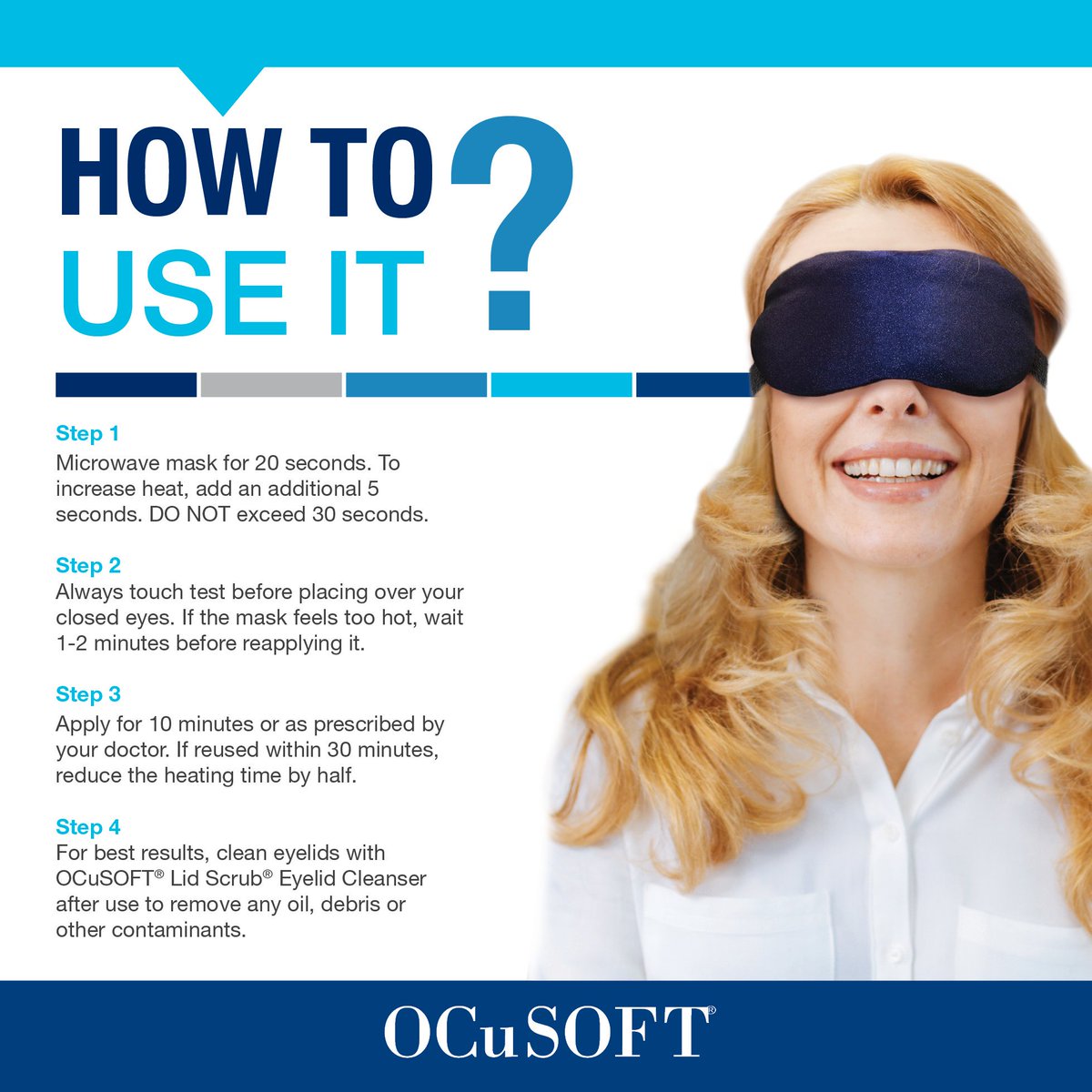 OCuSOFT DRY EYE MASK - PREMIUM – The Eye Doctor Shop