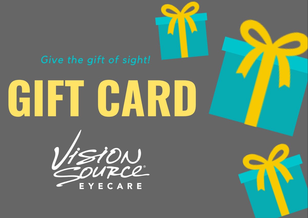 Vision Source Eyecare Gift Card (in office purchases) – The Eye Doctor Shop